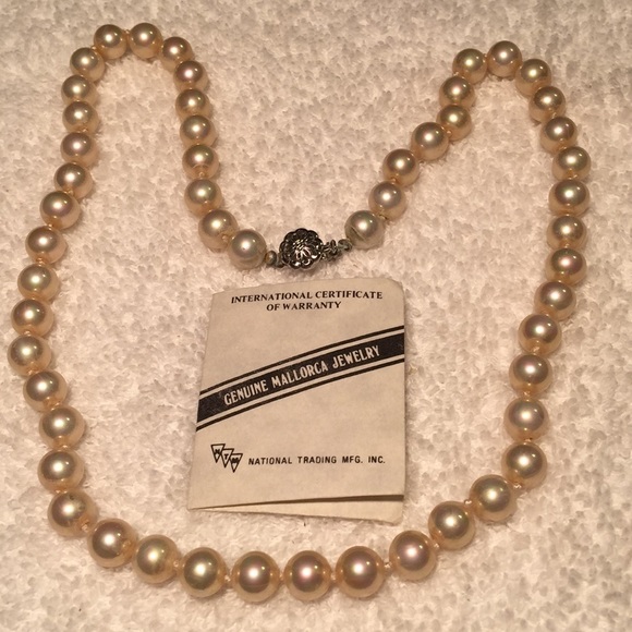 Mallorca pearl | Jewelry | Vintage Mallorca Pearl Necklace | Poshmark